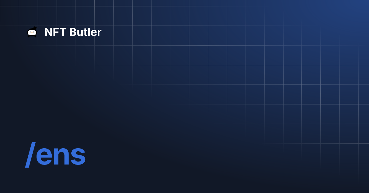 /ens | NFT Butler